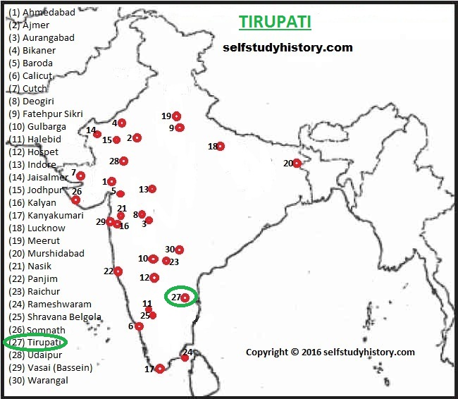 INDIAN HISTORY THROUGH MAP- PART-T – SELF STUDY HISTORY